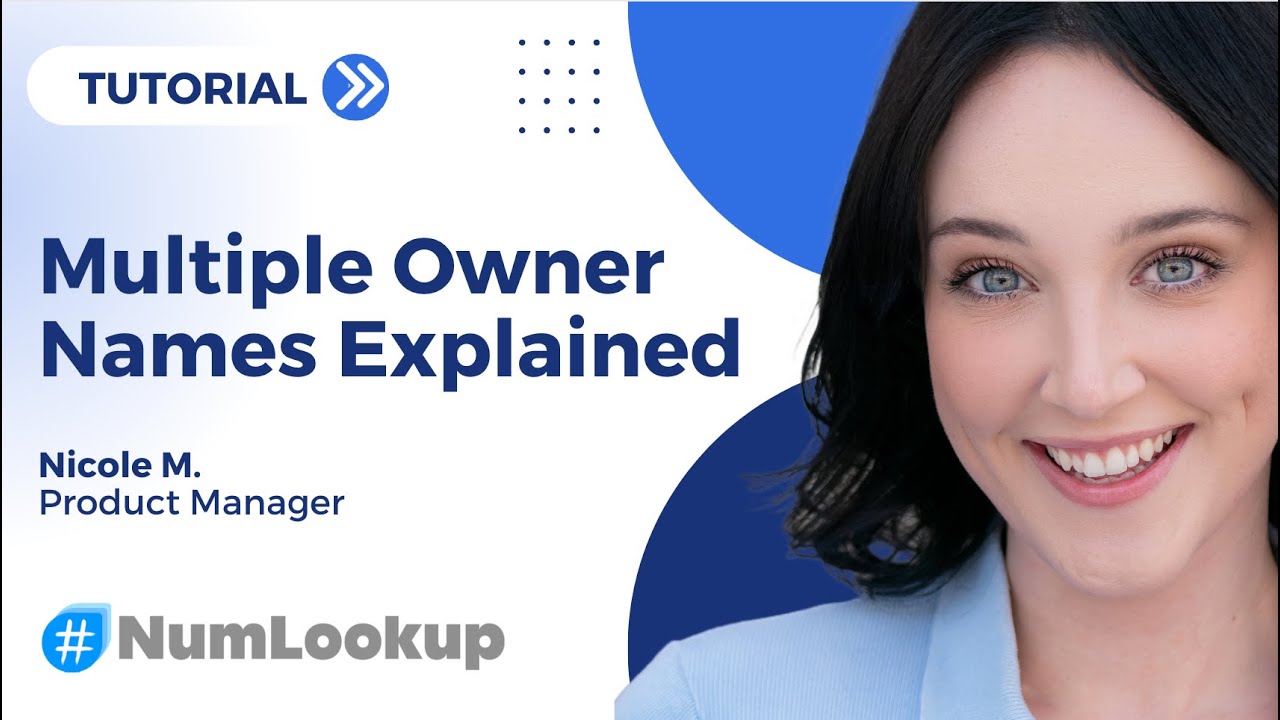 Why do I see multiple owner names in NumLookup's phone report? - YouTube