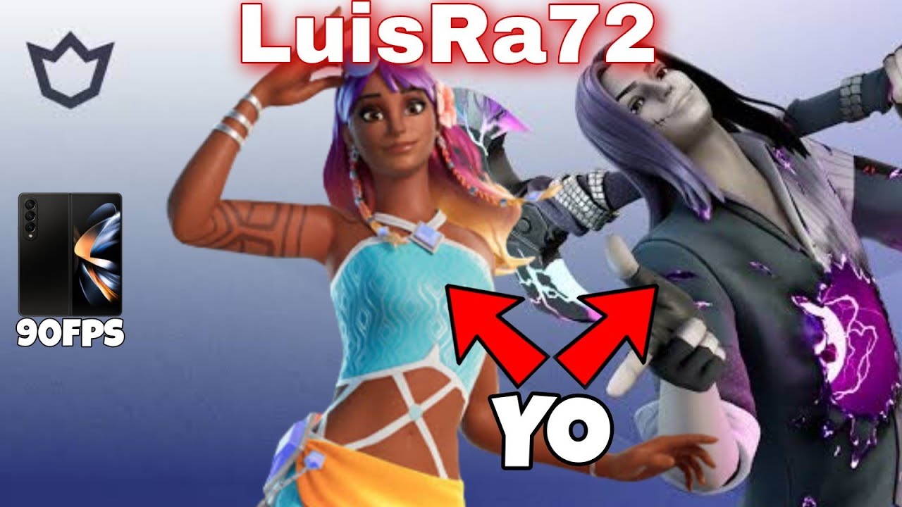 Club Fortnite Junio & Julio | Samsung Z Fold 4 90 fps modo tablet - YouTube