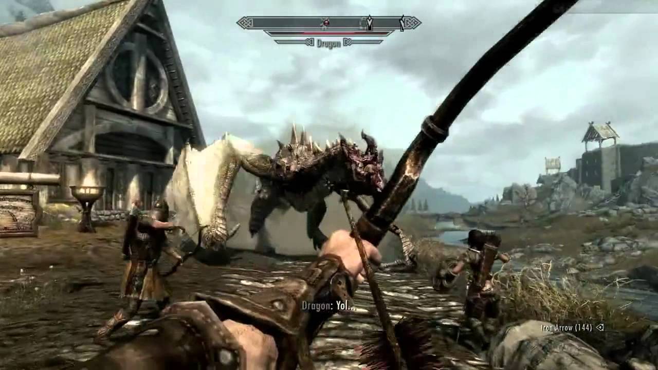 Skyrim Random Encounter (with music) - YouTube