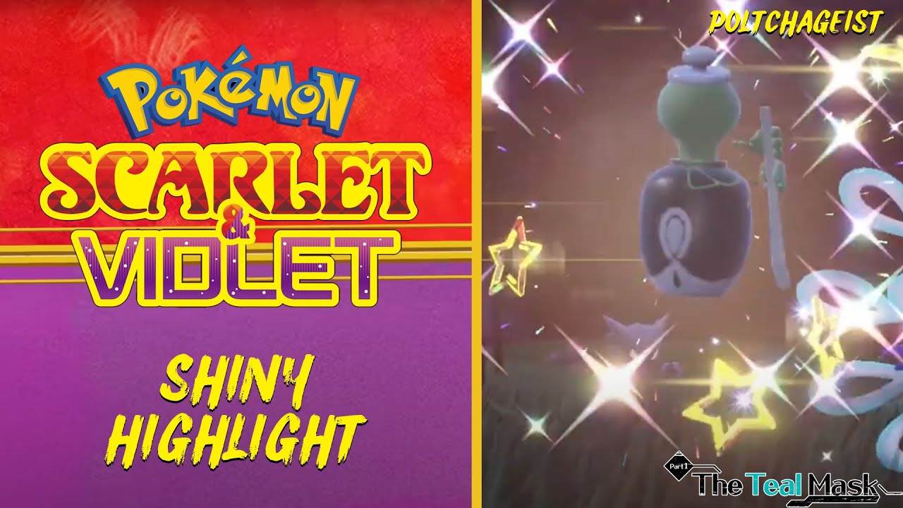 Shiny Poltchageist REACTION! - Pokemon Scarlet and Violet - YouTube
