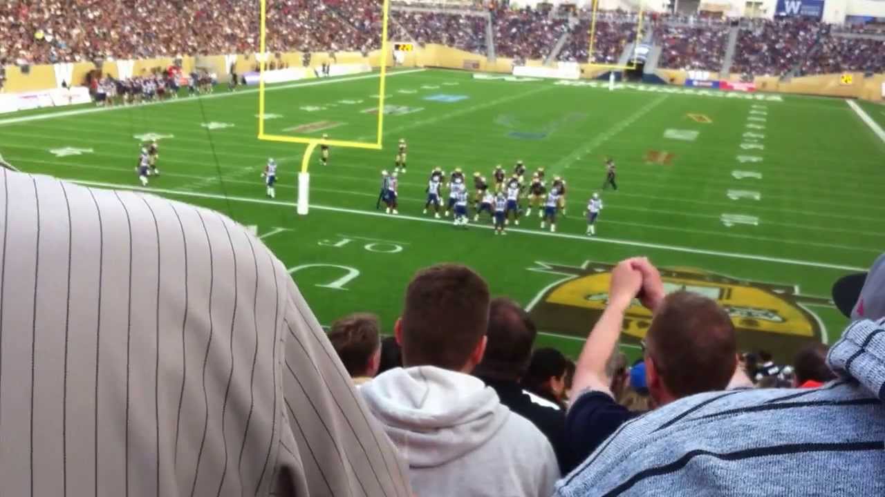 Chad Simpson Stopped Short of the Endzone - YouTube