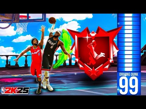 99 Driving Dunk And LEGEND POSTERIZER Got Me BANNED From NBA 2k25 ...