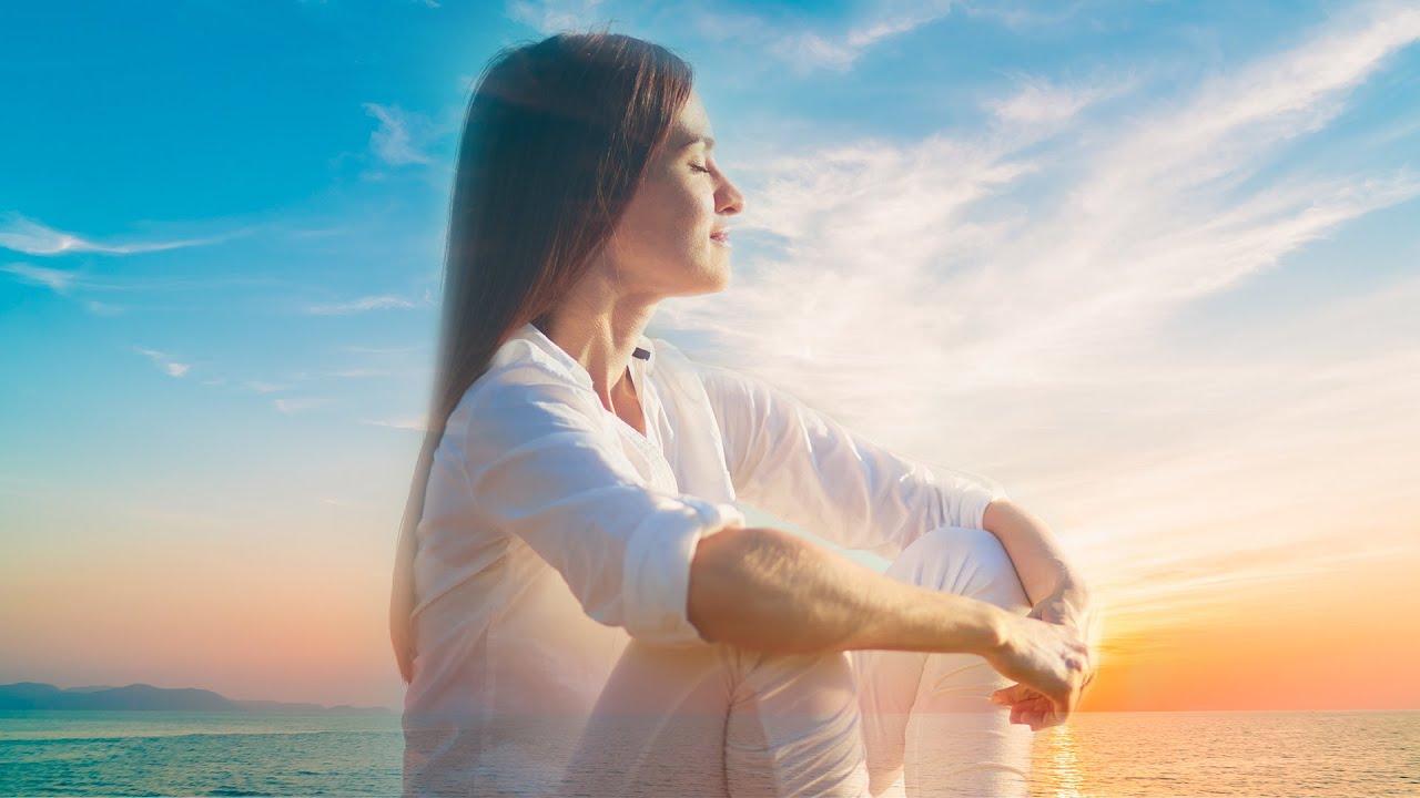 Meditation music and positive energy to calm the mind Blue energy to ...