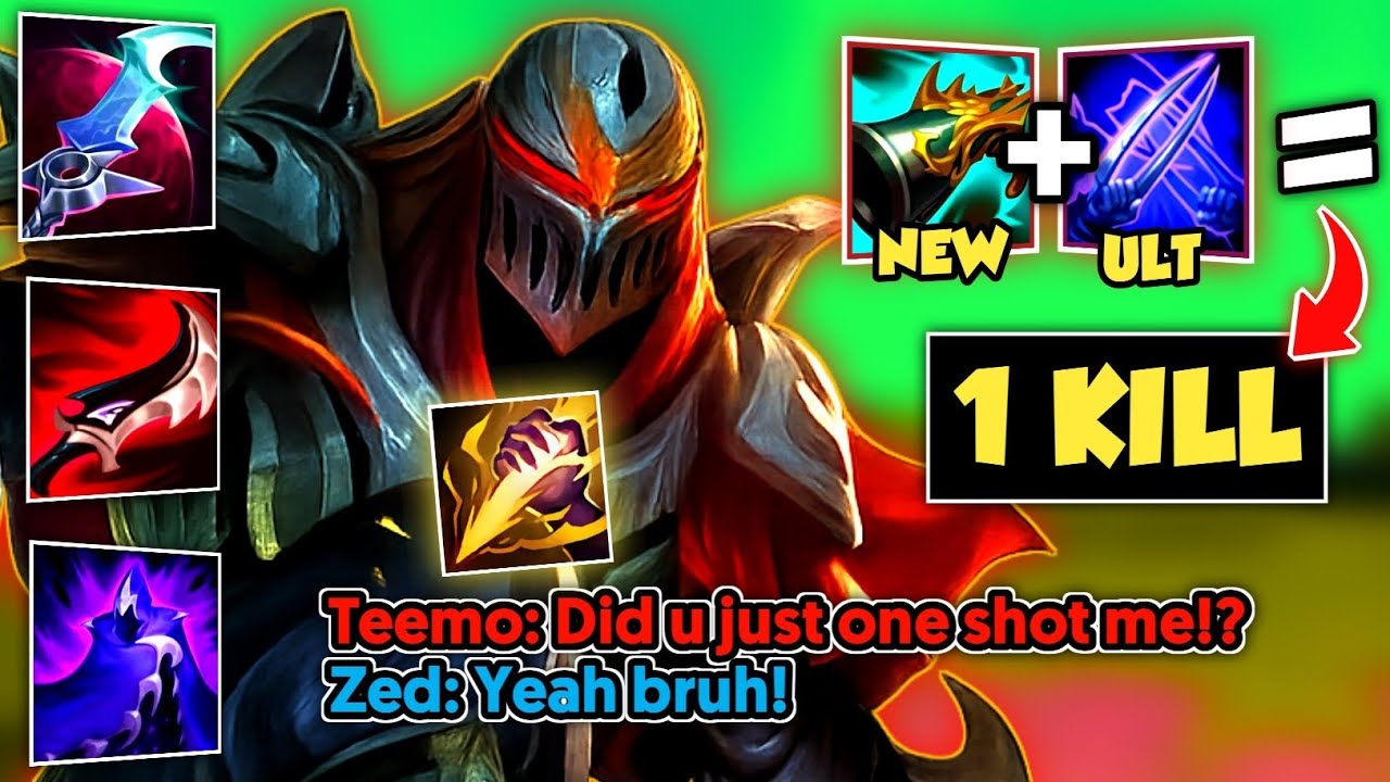 JUNGLE ZED IS SO OP AND HE CAN DELETE EVERYONE ON HIS WAY!! 😂💪 (ZED ...
