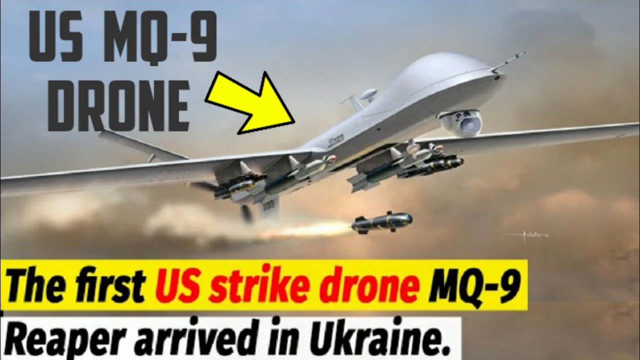 UKRAINE: The first American strike drone MQ-9 Reaper arrived in Ukraine ...