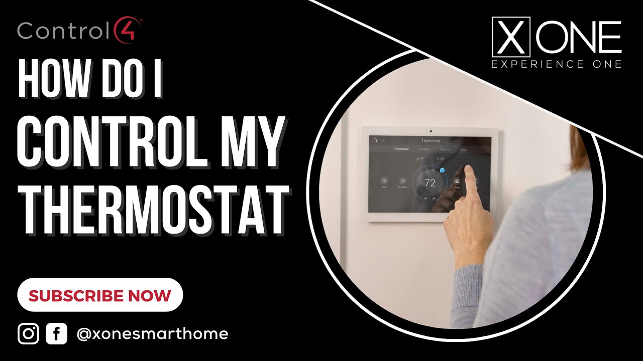 CONTROL4 - HOW DO I CONTROL MY THERMOSTAT - YouTube