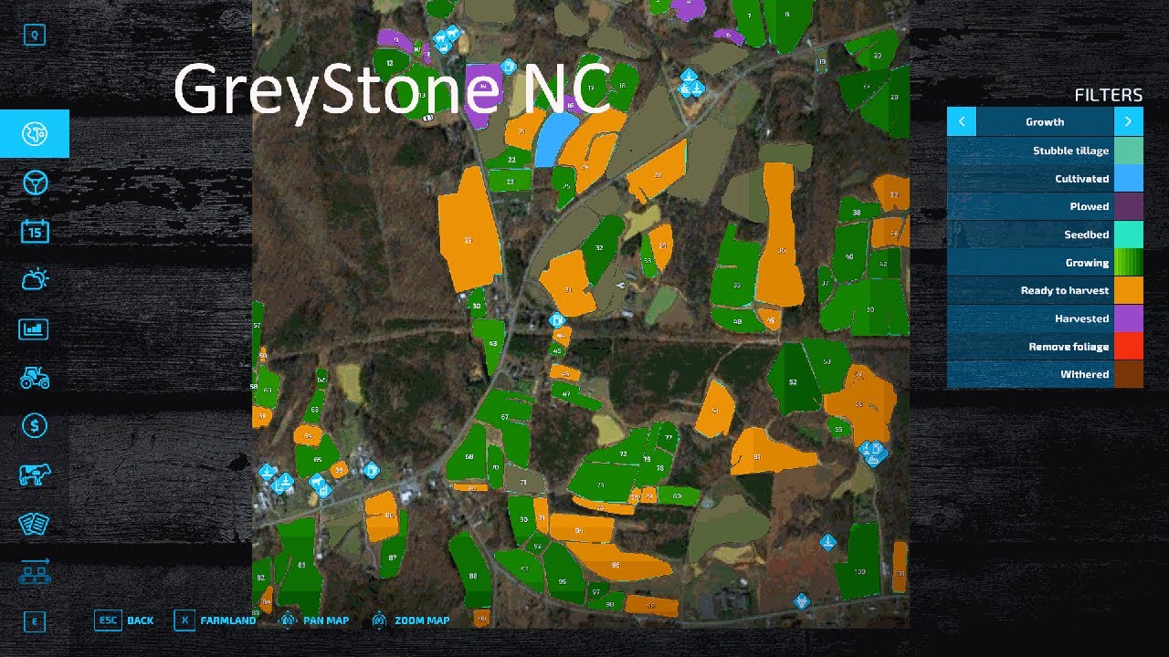 FS22 my first look at Grey Stone NC by large H mapping - YouTube