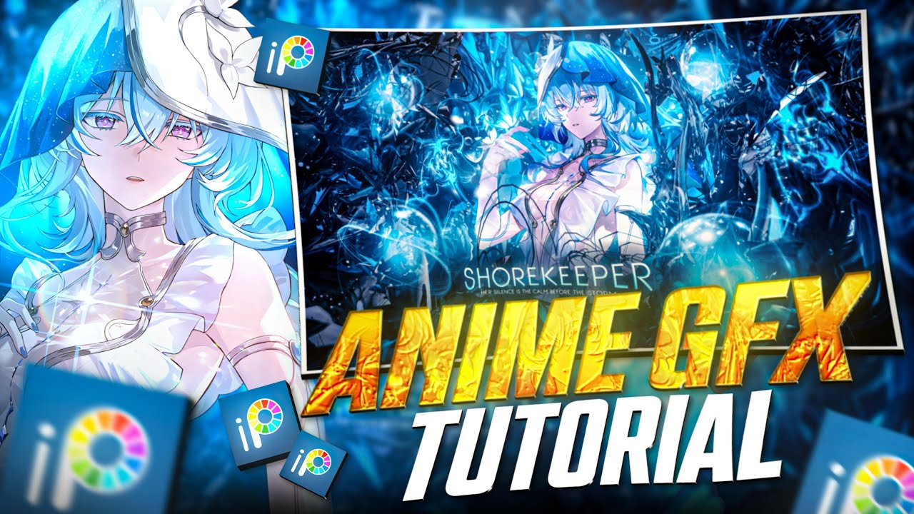 Anime Gfx Tutorial In Ibis Paint X | How To Make Anime Design In Ibis ...