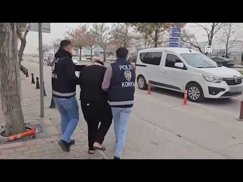 #konyapostasinet Aracını polislerin üzerine süren yabancı uyruklu sürücü tutuklandı