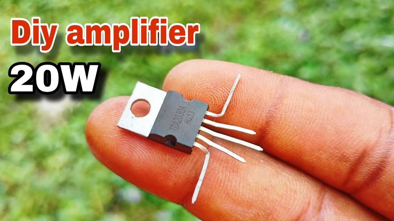 DIY 20W Audio Amplifier Using 2030 IC Powerful Sound for Home Audio ...