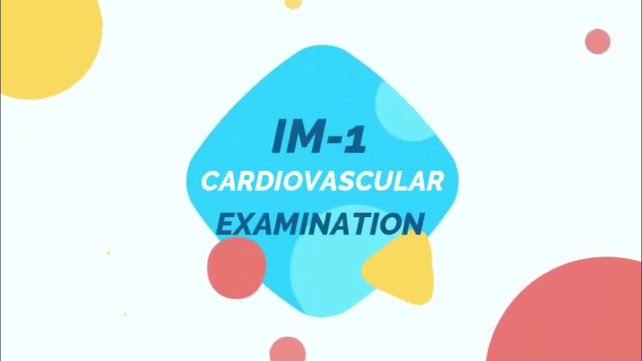 Cardiovascular examination - YouTube
