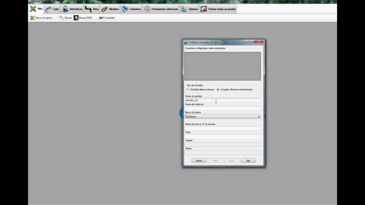 OptNET - Configurando Banco de Dados no Sistema OptNET - YouTube