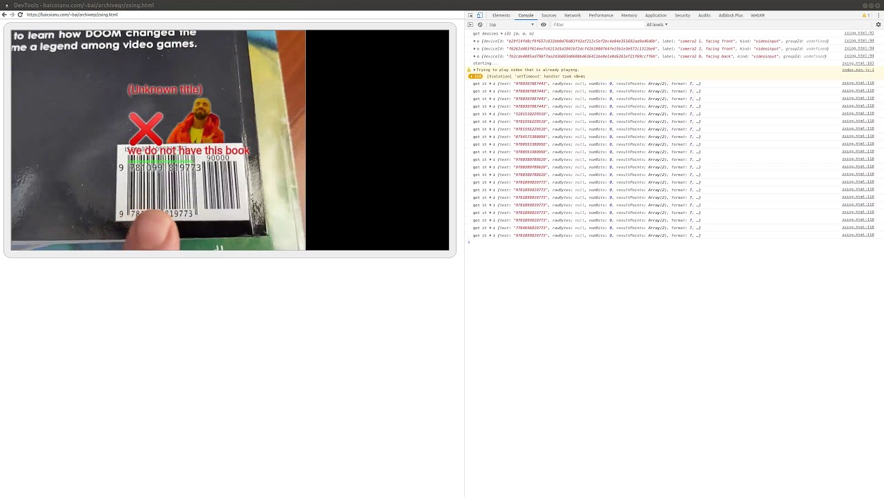 Web-based ISBN scanner tells you if Archive.org already has a copy of ...
