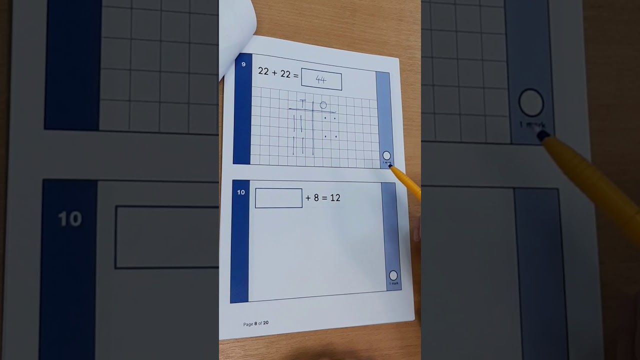 Year 2 SATs arithmetic paper 1 - YouTube