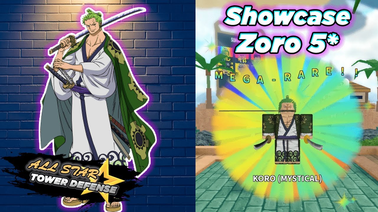 Zoro Diselimuti Kekuatan Ashura | Roblox All Star Tower Defense - YouTube