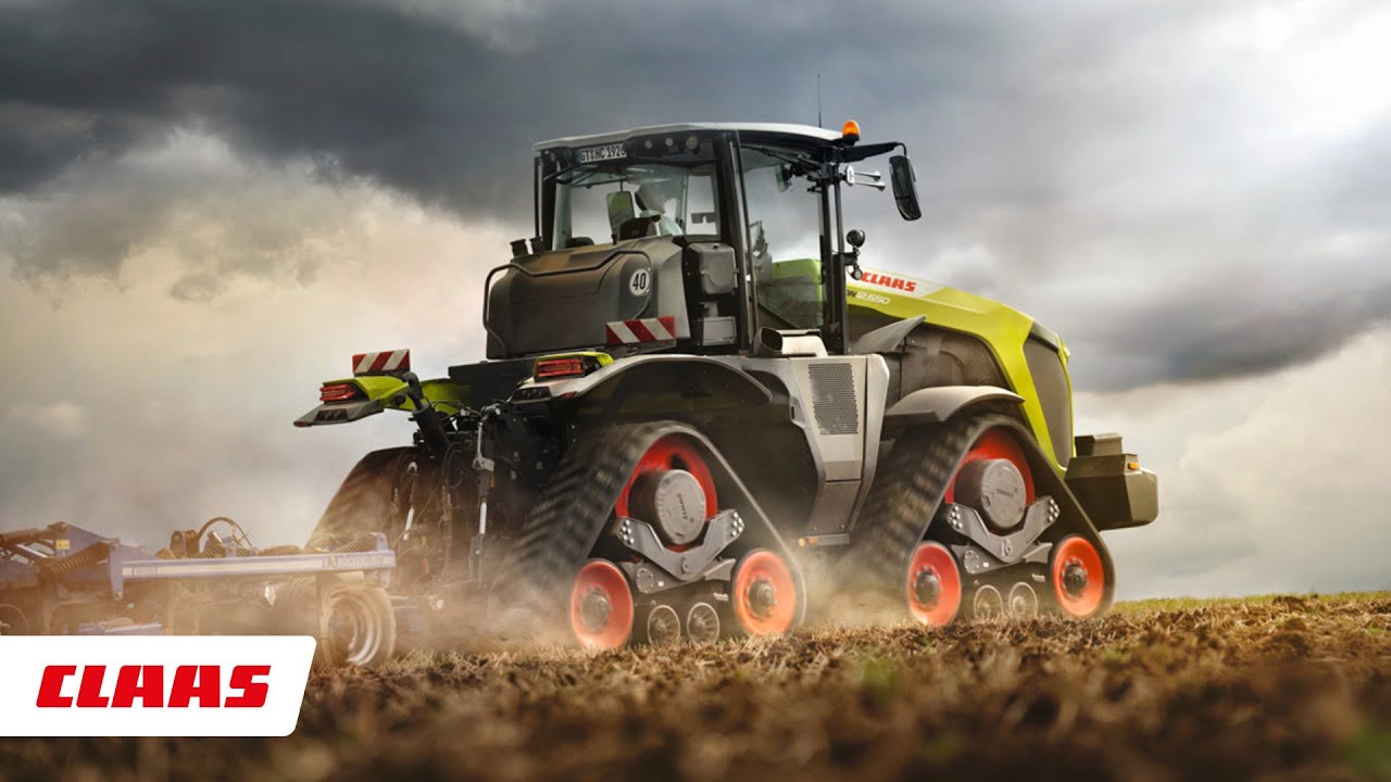 The all-new CLAAS XERION 12 Series tractors 💪 - YouTube