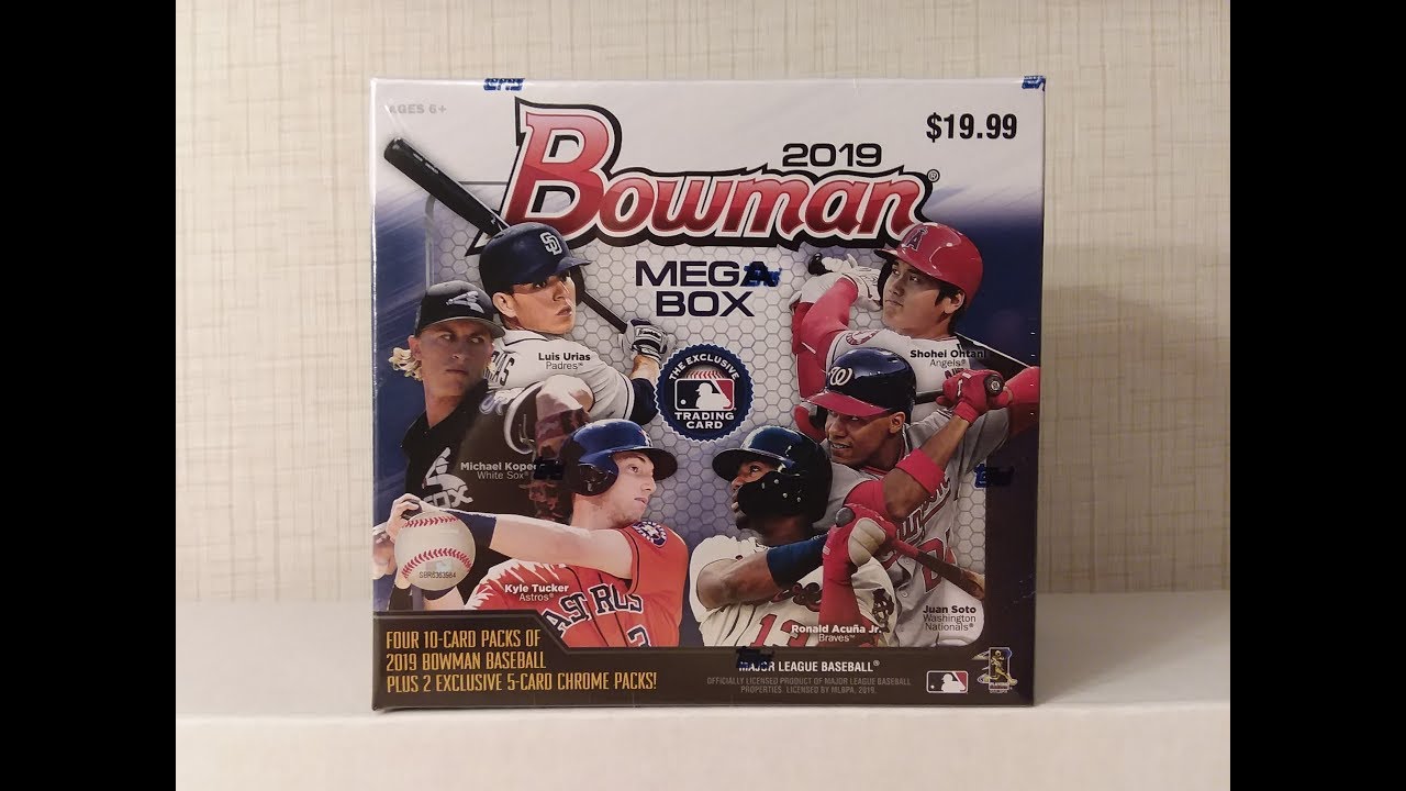 2019 Bowman Mega Box Break - Nice Mojo Cards! ⚾ - YouTube