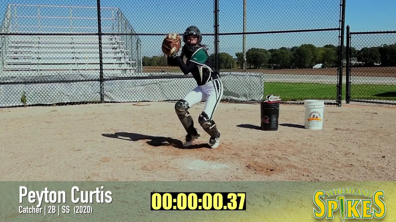 Peyton Curtis Softball Skills (2020) - YouTube