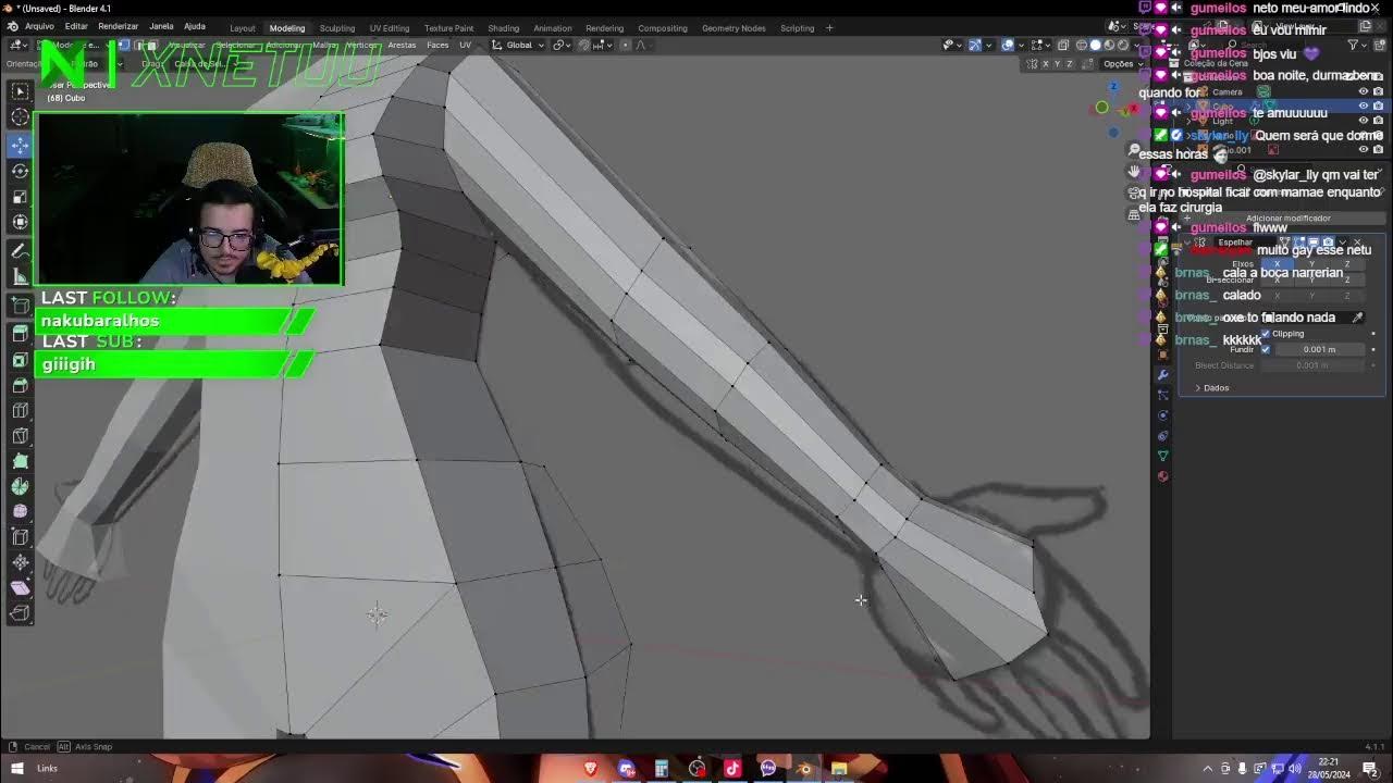 DevLog 01 - modelando personagem - YouTube