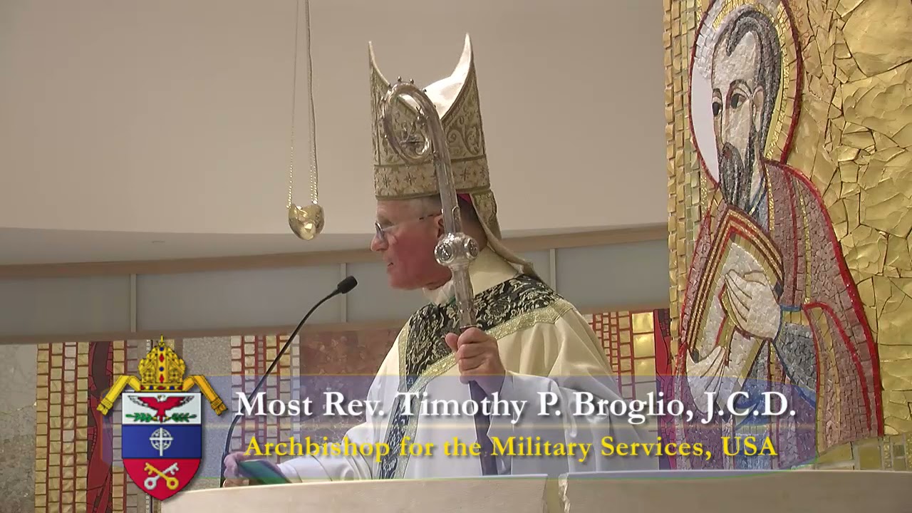 Archbishop Timothy Broglio preaches homily for the Feast of Christ the ...
