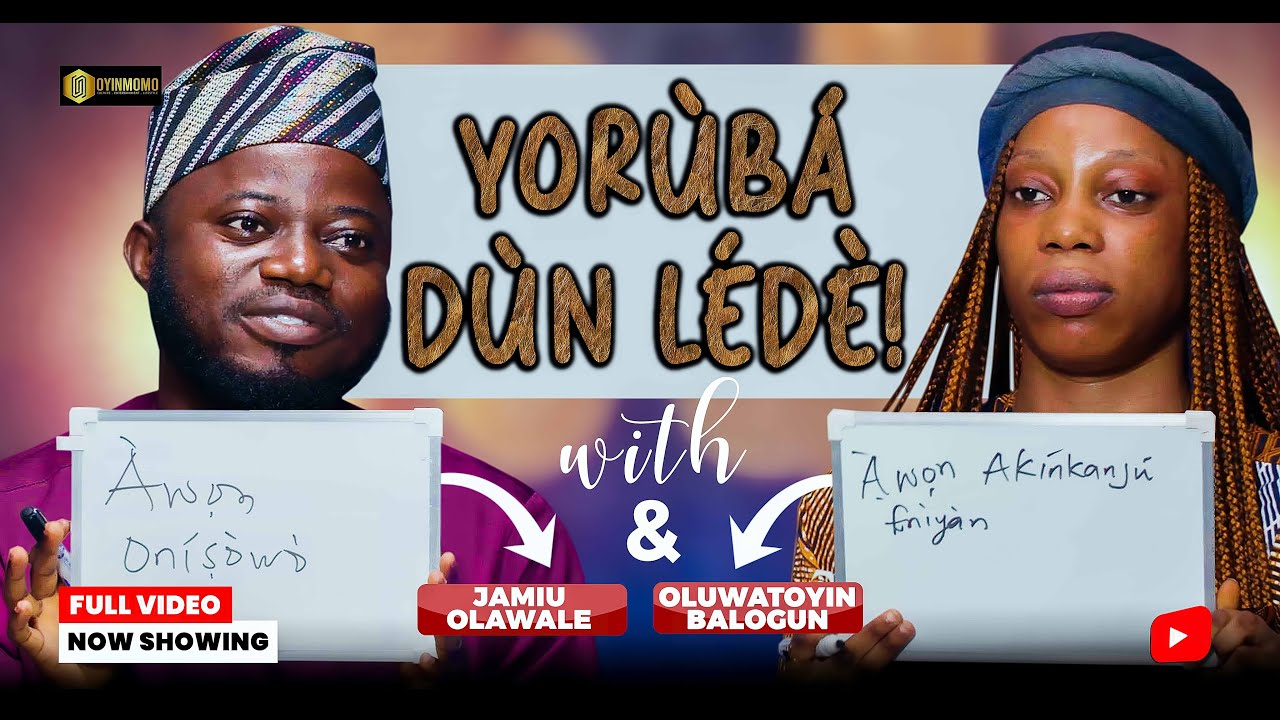YORÙBÁ DÙN LÉDÈ [EPISODE 13] A GAME SHOW PROMOTING YORUBA CULTURE, TEACHING HOW TO TONE MARK ...