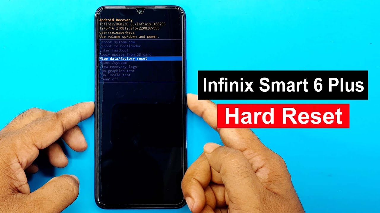 Infinix Smart 6 Plus Hard Reset Infinix Smart 6 Plus X6823C Pin
