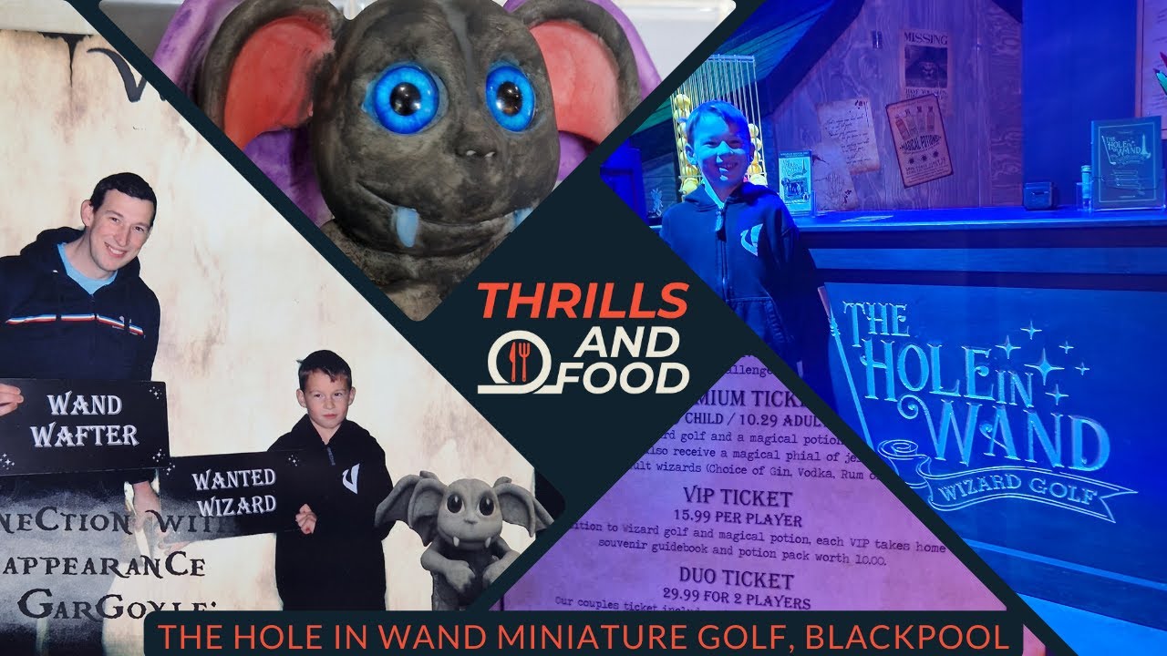 The Hole In Wand - Wizard Adventure Golf in Blackpool Vlog 2023 - YouTube