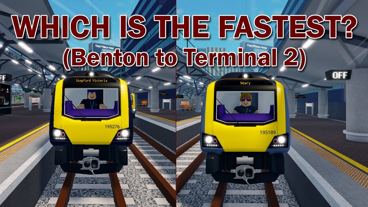 WHICH IS THE FASTEST? Benton to Terminal 2 (Roblox SCR) - YouTube