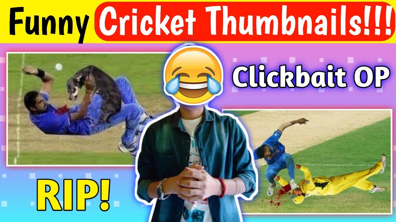 Reviewing Funny Cricket Thumbnails! | Factism - YouTube