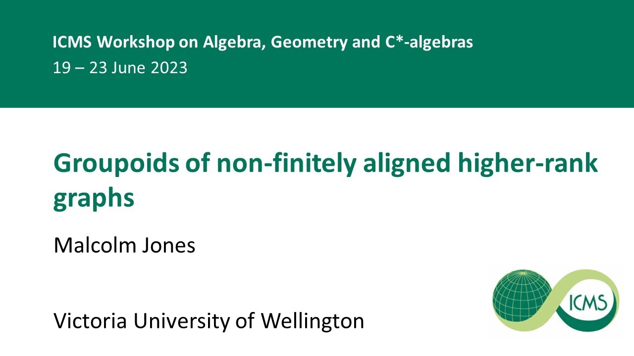 Groupoids of non-finitely aligned higher-rank graphs, Malcolm Jones ...