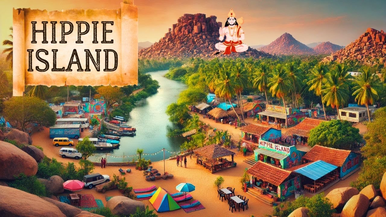 EP 03: Hippie Island Hampi: Ultimate Travel Guide | Anjandri Hill, Pampa Sarovar, Sanapur Lake ...