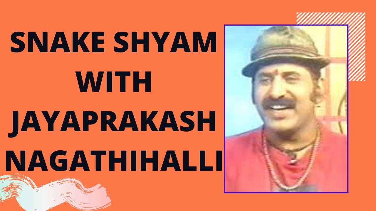 Snake Shyam | Know more about SNAKES | Chandana TV | Jayaprakash ...
