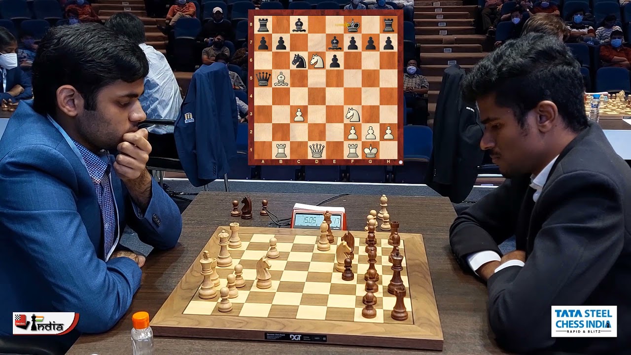 Arjun Erigaisi vs Karthikeyan Murali | Beating a GM in 17 moves! | Tata ...