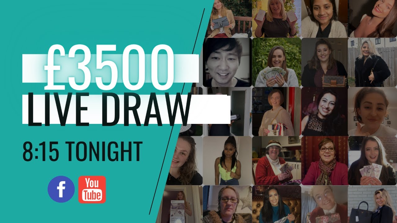 £3500 Cash LIVE Draw - YouTube
