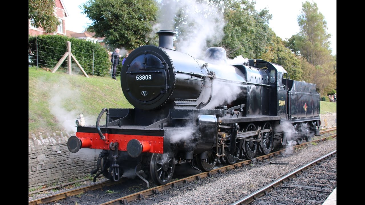 S&D 7F 53809 Storms & Primes Towards Wytch Farm 'Swanage Steam Gala ...