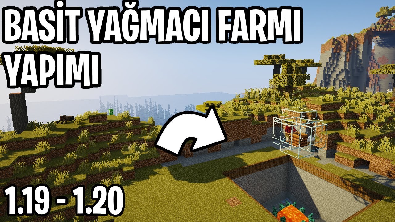 🏹 Minecraft BASİT Yağmacı Farmı Yapımı 🏹 Simple Raid Farm Minecraft 1.19 - 1.20 - YouTube