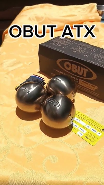 เปตอง OBUT ATX #เปตอง #petanque #ร้านขายเปตอง #นิวเปตอง #newpetanque - YouTube