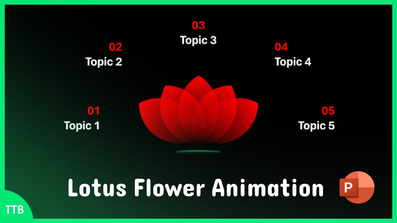 Lotus Flower Animation PowerPoint Presentation - YouTube