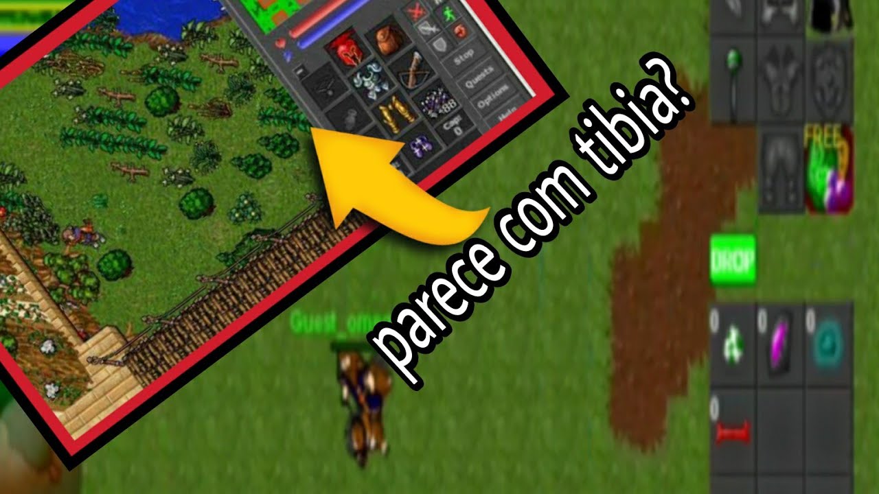 NOXAR MMORPG 2D - Inspirado ou Parecido com Tibia? (tibia mobile ...