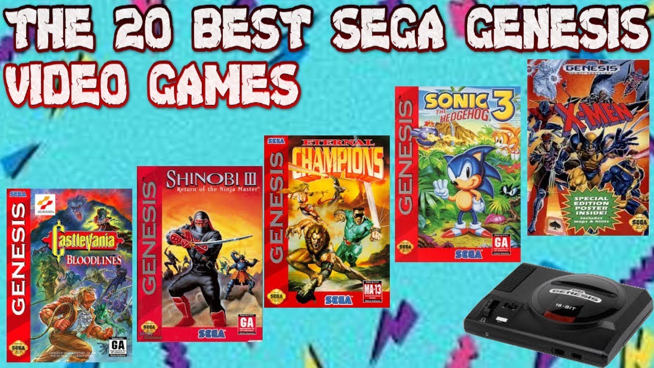 THE 20 BEST SEGA GENESIS VIDEO GAMES| RANKED - YouTube
