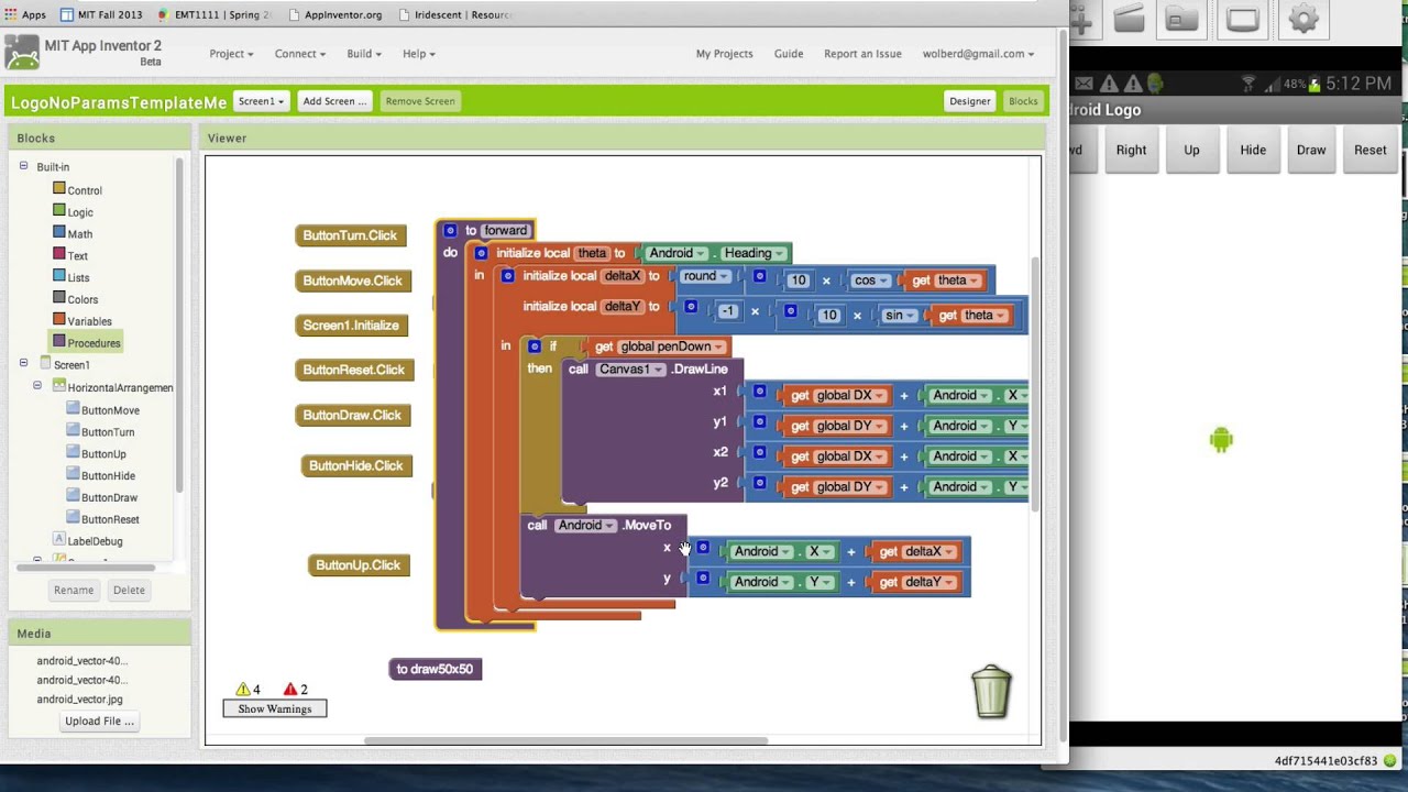 Program Logo with App Inventor 2 (challenge) - YouTube