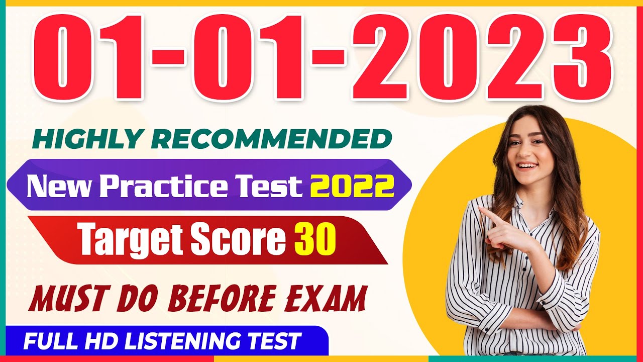 IELTS Listening Practice Test 2023 with Answers | 01.01.2023 - YouTube
