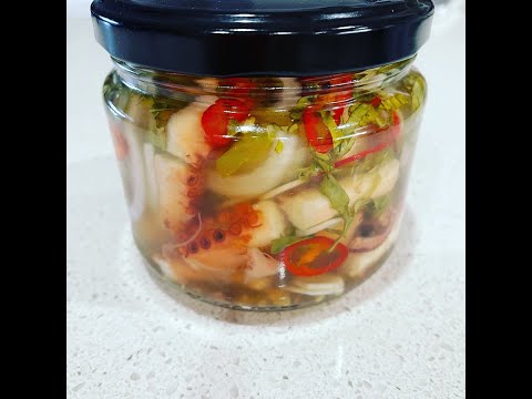 Easy Pickled Octopus - YouTube
