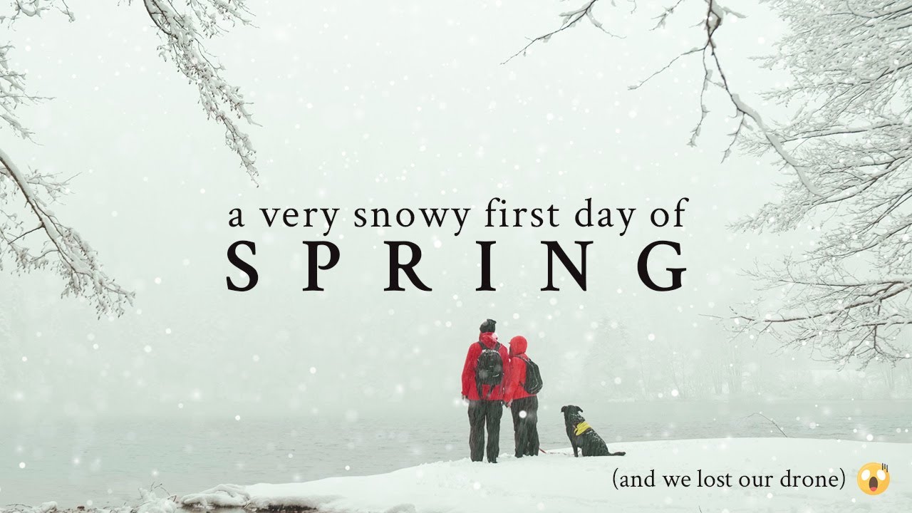 a very snowy first day of Spring & we lost our drone | Fujifilm X-T3 ...