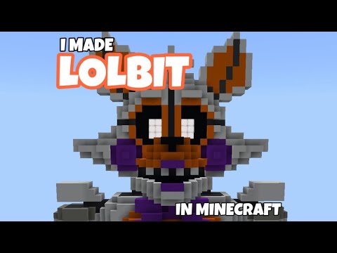 Lolbit statue | FNAF in Minecraft - YouTube