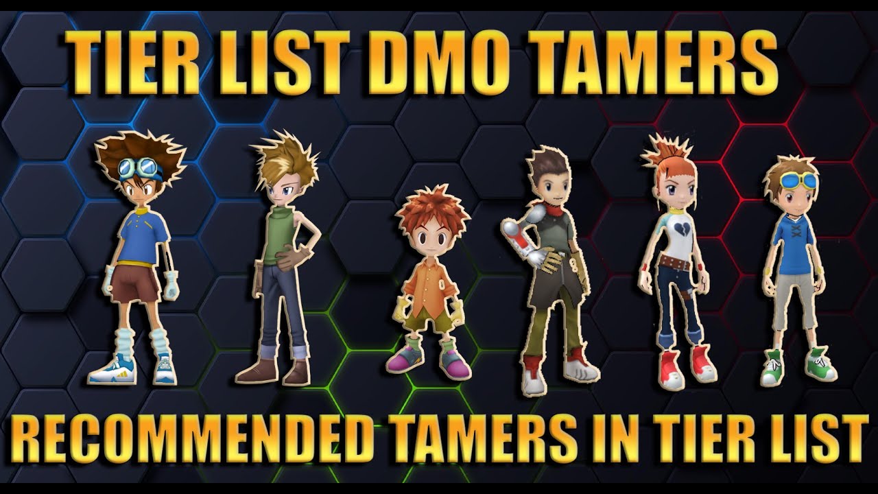 TIER LIST DMO TAMERS AND RECOMMENDED TAMERS - DIGIMON MASTERS ONLINE ...