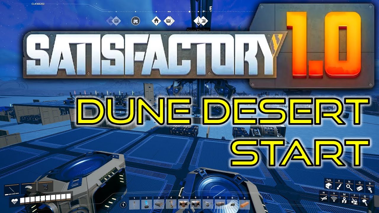 Satisfactory 1.0 Pilot Episode (Dune Desert Enclave) - YouTube
