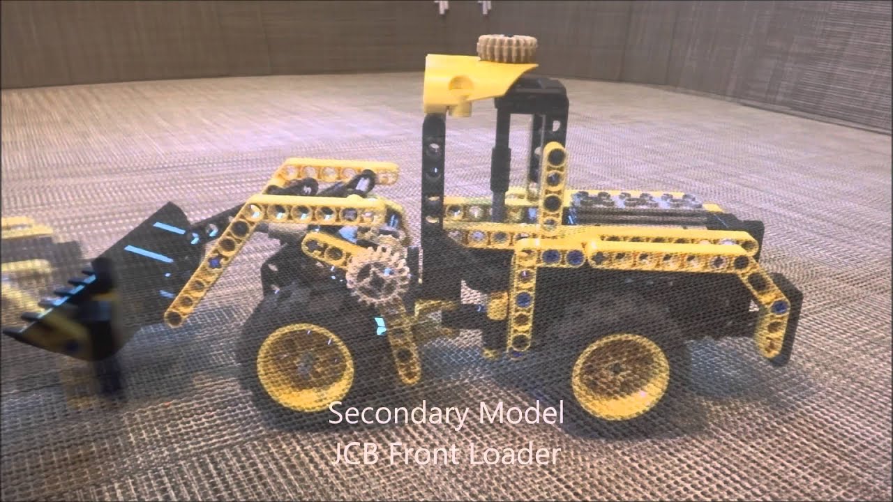 Lego Technic JCB Skid Steer And Front Loader - YouTube