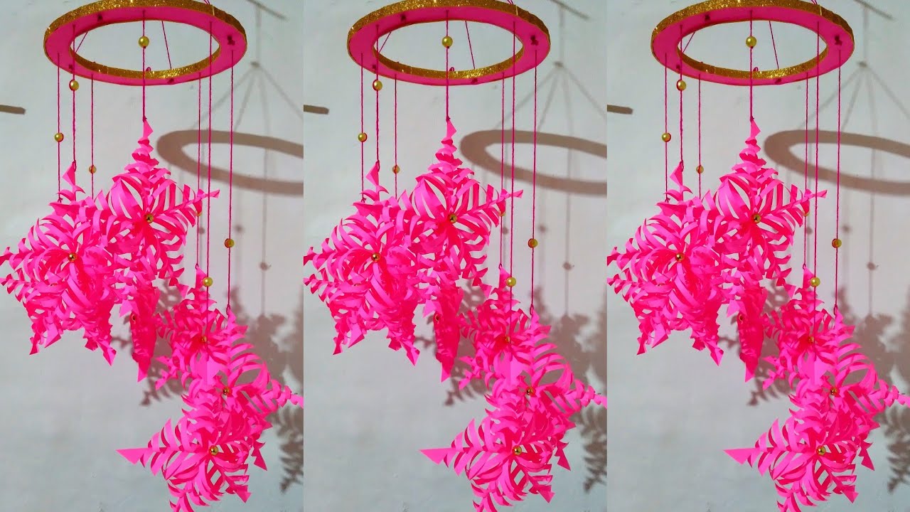 Beautiful Wall Hanging With Paper Room Decoration Idea With Paper A4 Athkam Nirmana YouTube beautiful-wall-hanging-with-paper-room-decoration-idea-with-paper-a4-athkam-nirmana-youtube
