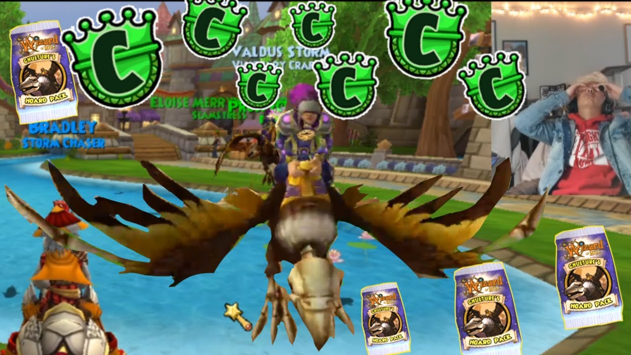 Wizad101: Ghulture Hoard Pack! 90k Crowns Opening! - Saddest Wizard101 ...